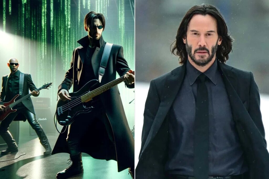 Le Rock Band de Keanu Reeves avec les personnages de "Matrix" : "Neo ...
